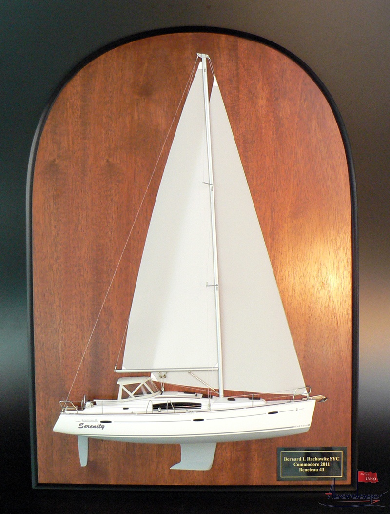 Custom Sail Boats / Sailboat Half Models With Mast | Portfolio ABORDAGE
