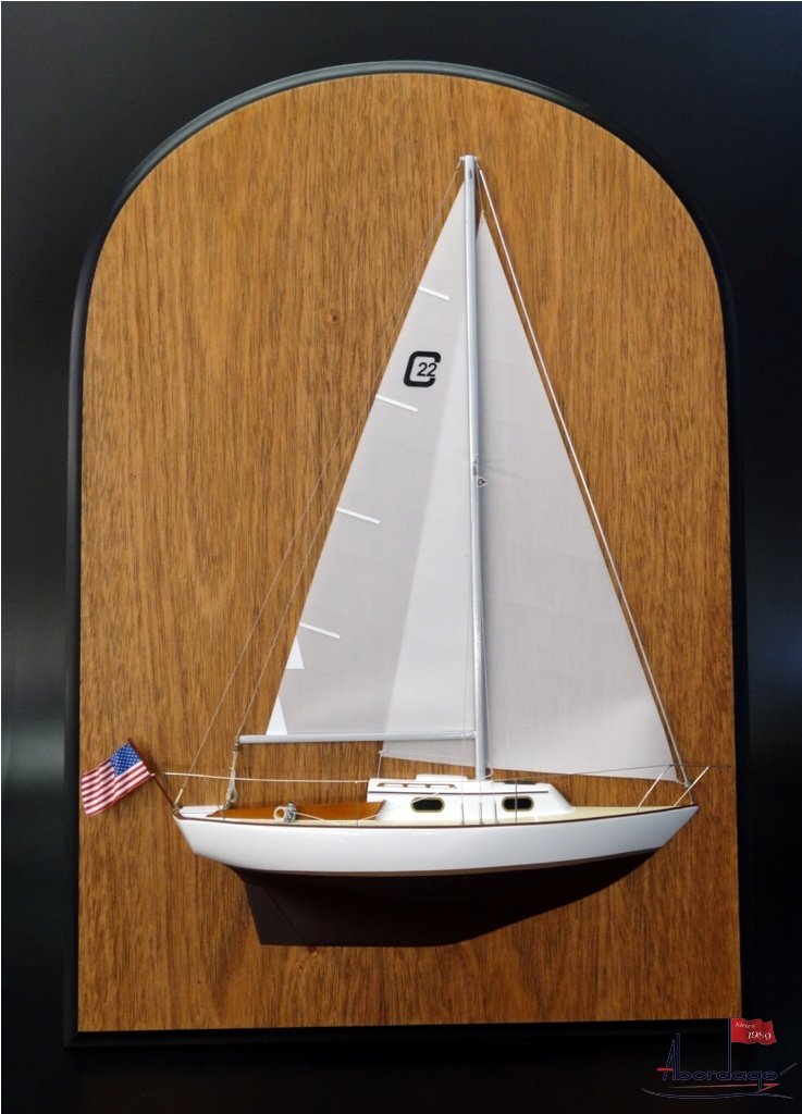 Custom Sail Boats / Sailboat Half Models With Mast | Portfolio ABORDAGE
