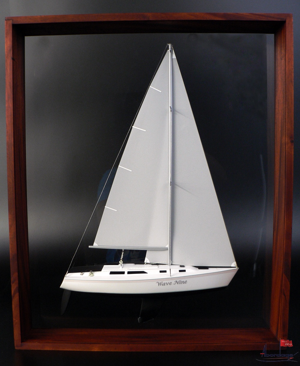 Custom Sail Boats / Sailboat Half Models With Mast | Portfolio ABORDAGE